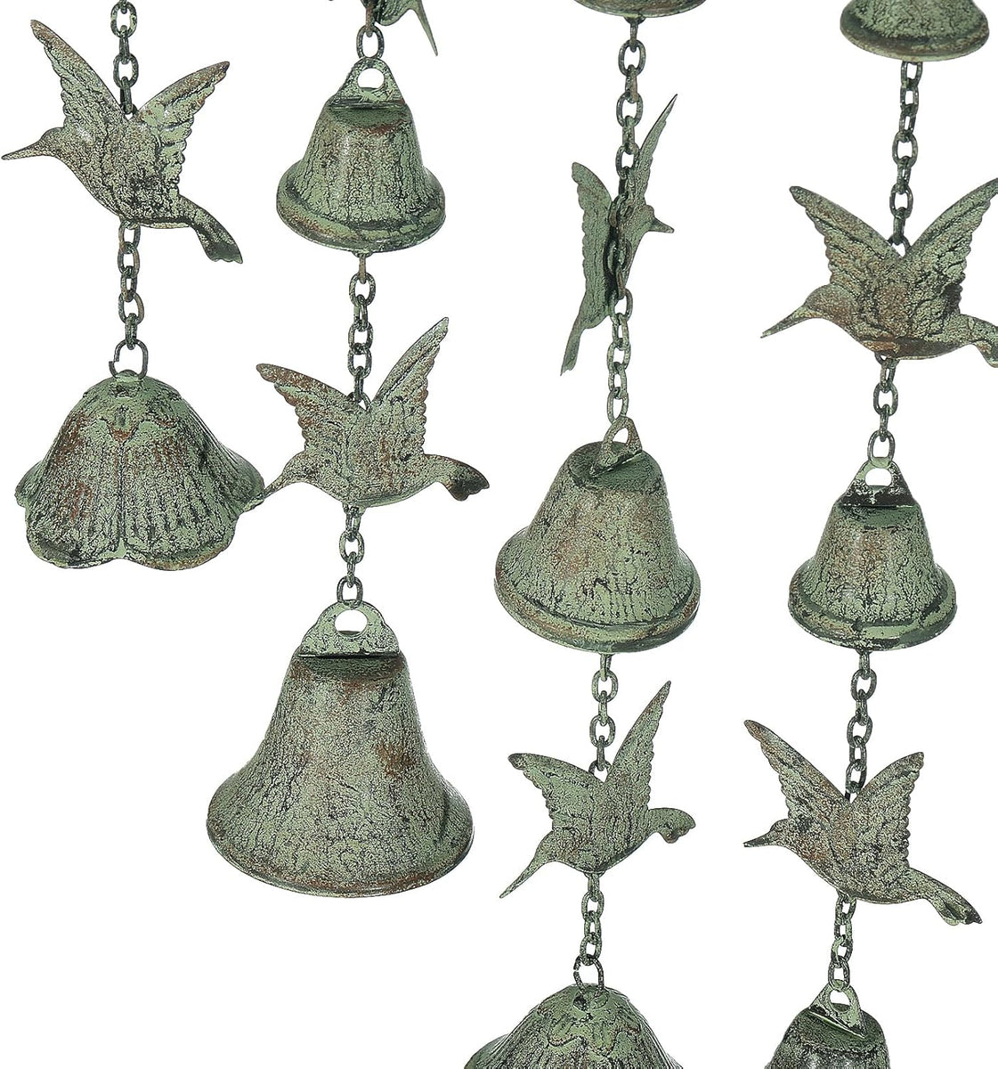Hummingbird Wind Chimes with Wrought Iron Bells – We Love Hummingbirds